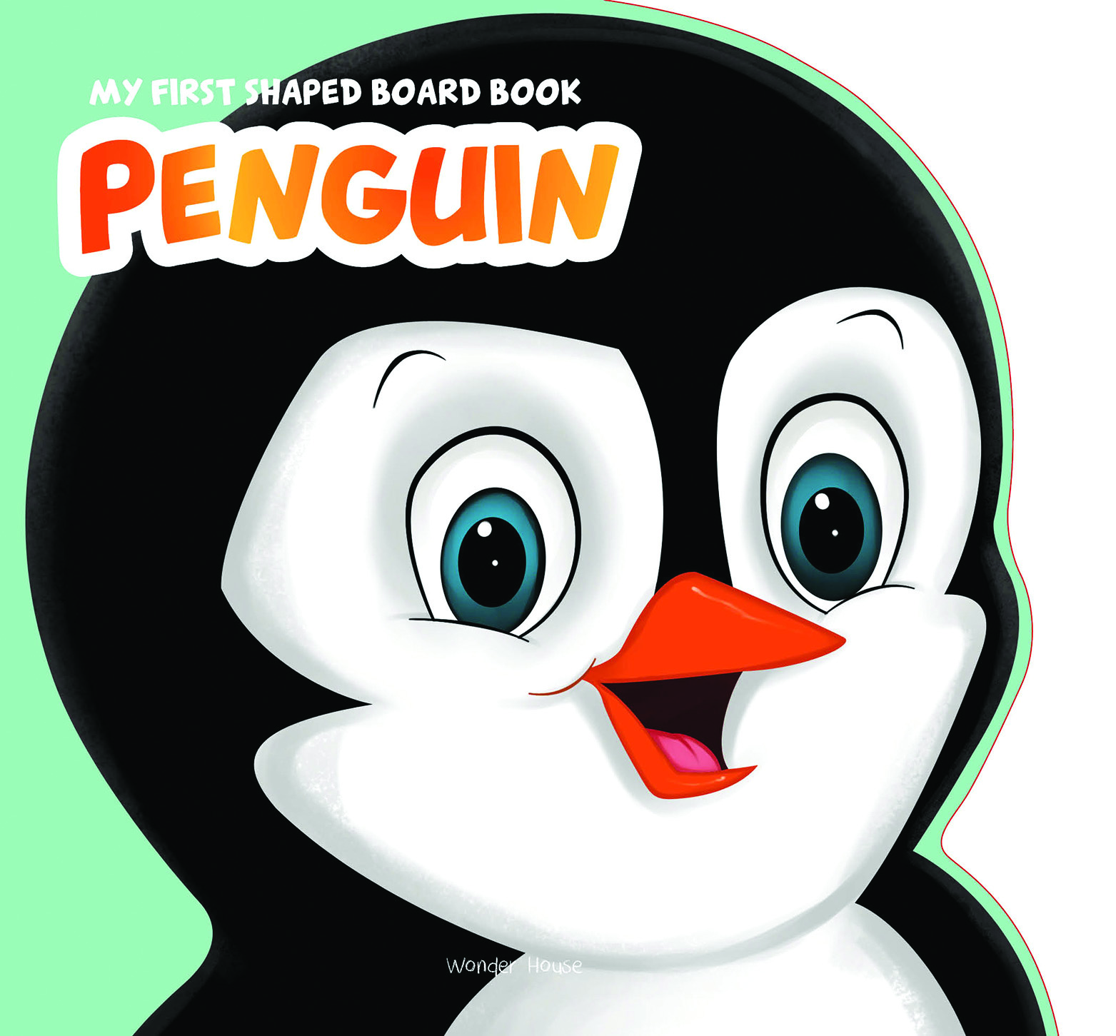 My First Shaped Board book - Penguin, Die-Cut Animals, Picture Book for ...